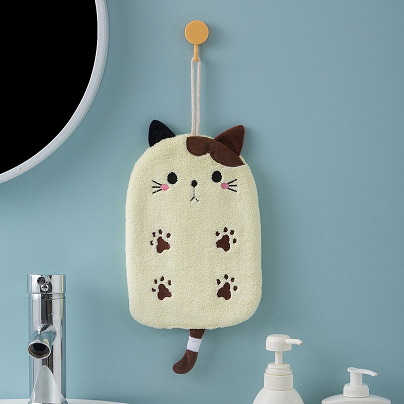 Zachte Handdoek Cartoon Borduren Zakdoek Voor Huis... – Vicedeal