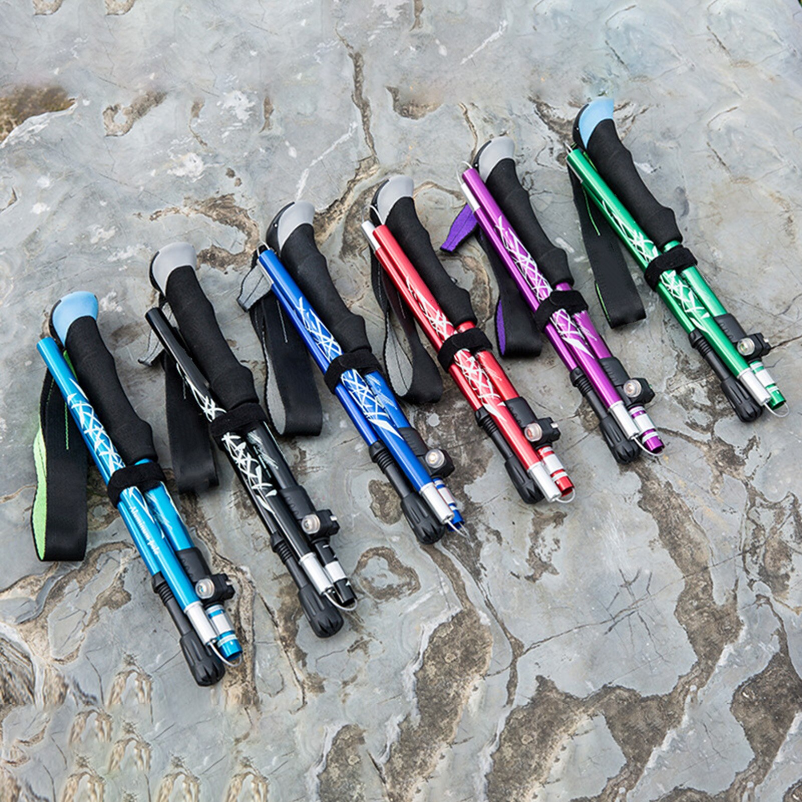 Auminum Alloy Telescopic Ultralight Trekking Pole ... – Vicedeal