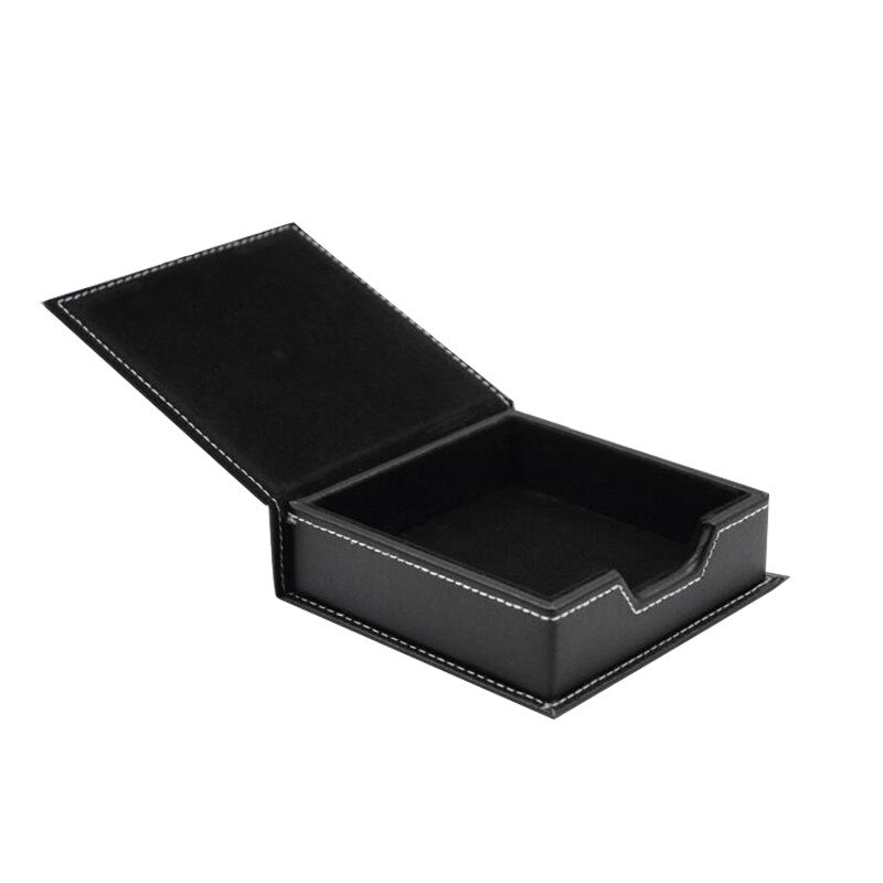 Leather Memo Box Office School Supplies Desk Acces... – Vicedeal