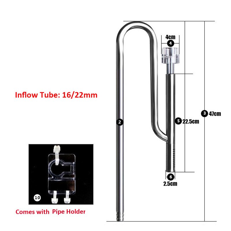 Aquarium Fish Tank Stainless Steel ADA Style Inflo... – Grandado