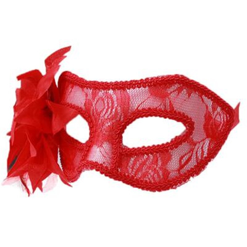 Sexy Lace Feather Masquerade Mask for Carnival Hal... – Grandado
