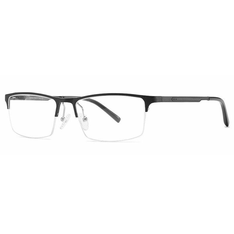 Half Rim Glasses Frame for Optical Eyewear with Re... – Grandado