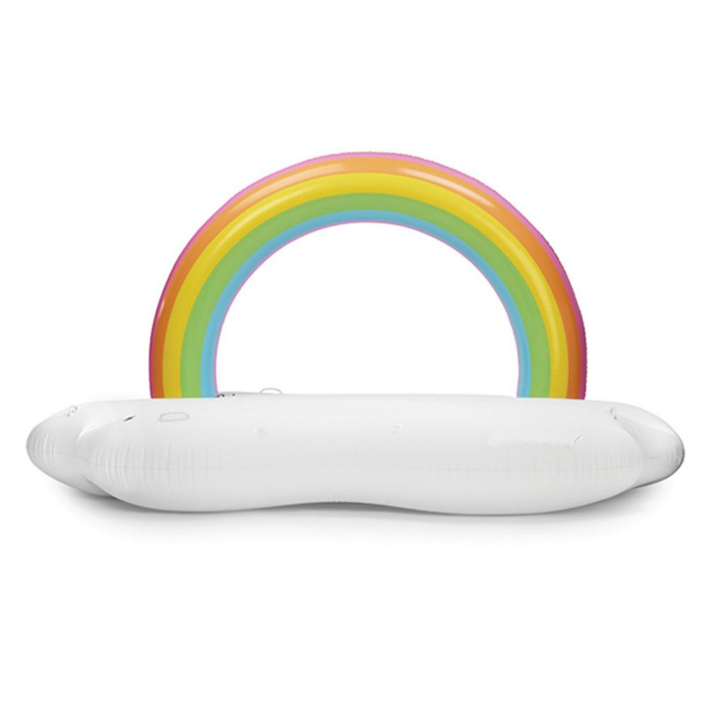 Giant Rainbow Island Inflatable Floating Row Water... – Vicedeal