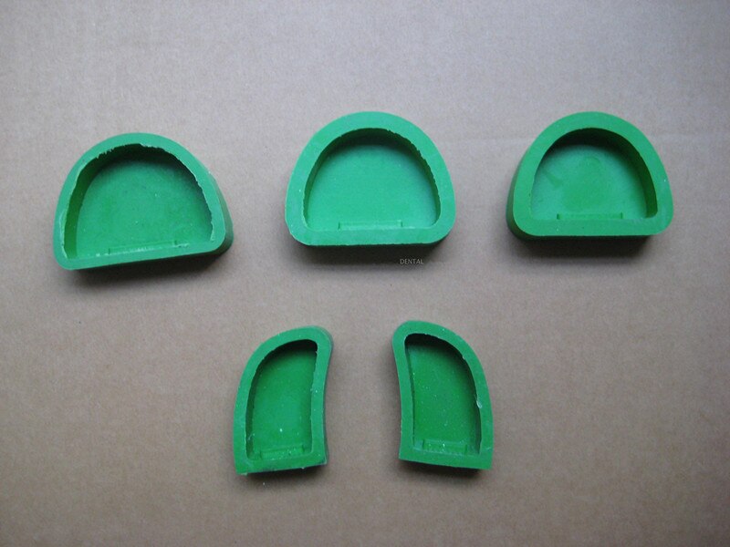 5Pcs/set Dental Lab Silicone Rubber Base Moulds Pl... – Vicedeal