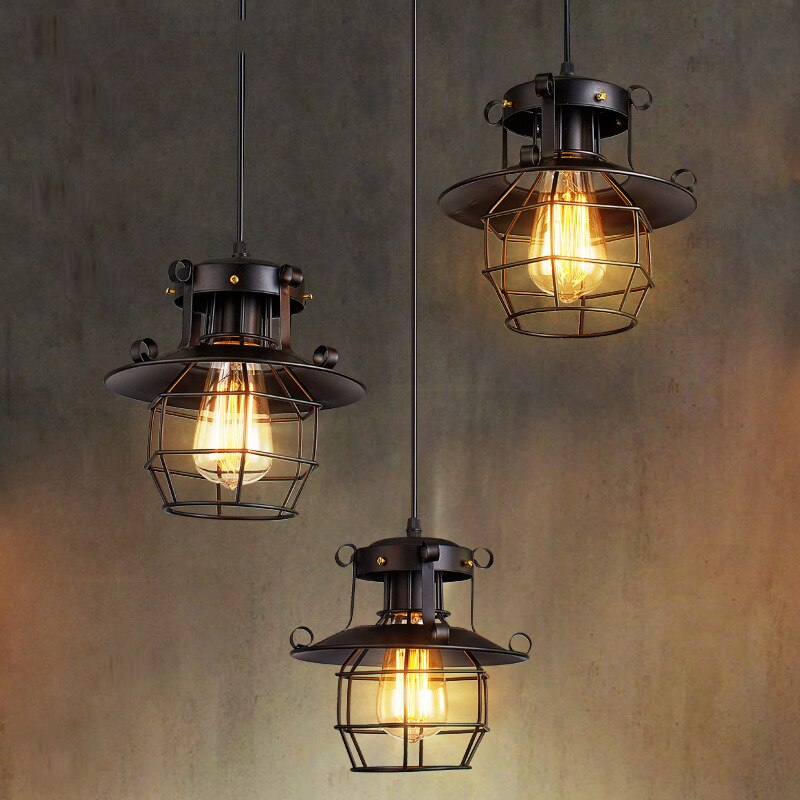 Loft Retro Industrial Style Lights Bar Restaurant ... – Vicedeal