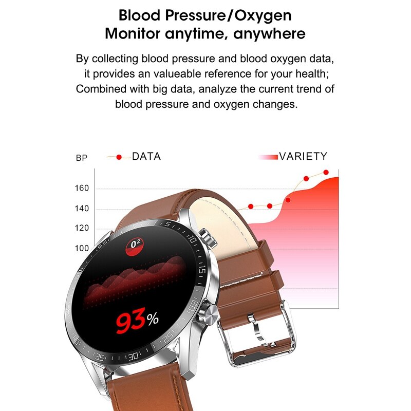 L13C Smart Uhr Herzfrequenz EKG Blutdruck Bluetoot... – Vicedeal