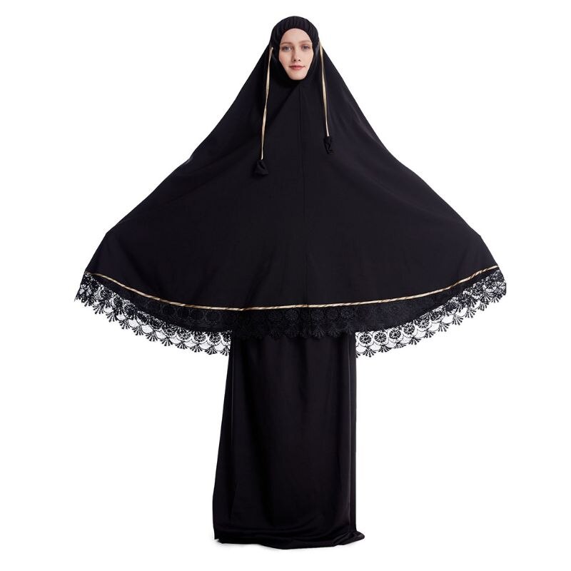 2pcs Muslim Women Traditional Robe Dress Double La... – Vicedeal