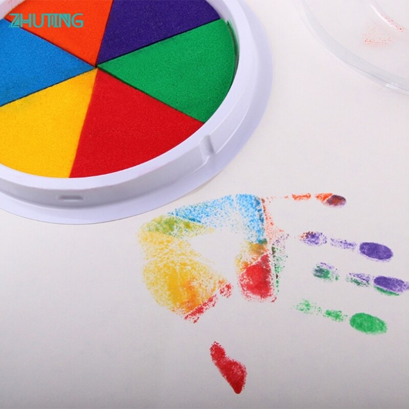 6 Colors Ink Pad Stamp DIY Finger Painting Craft C... – Vicedeal
