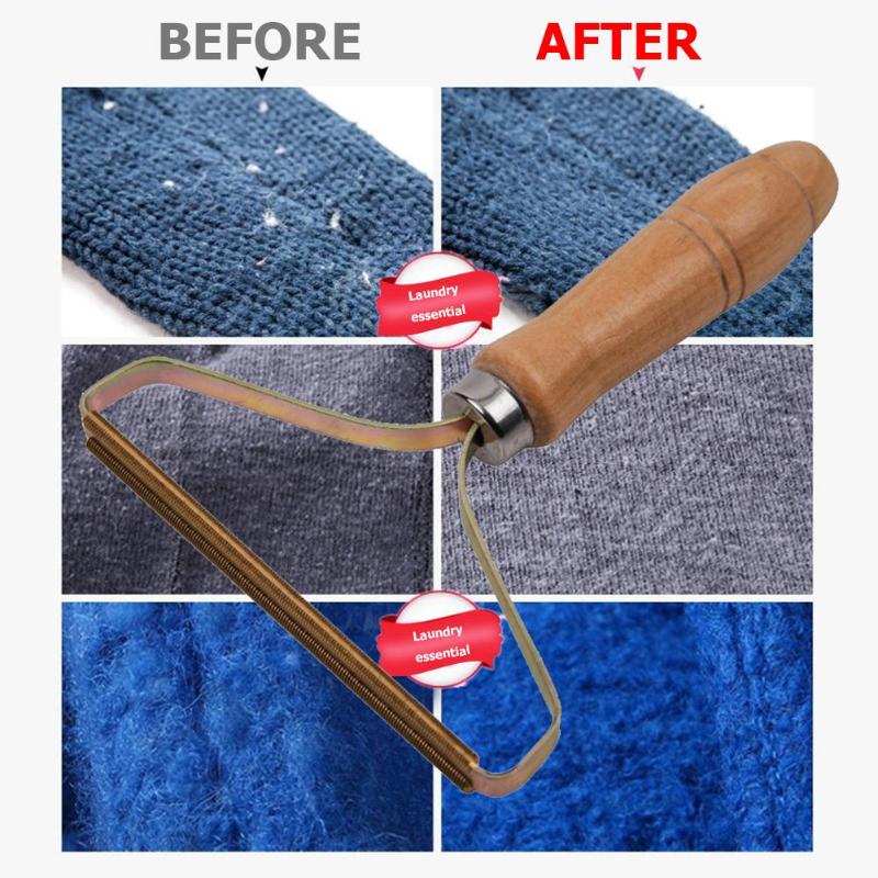 Wooden Cashmere Sweater Fabric Clothes Lint Remove... – Grandado