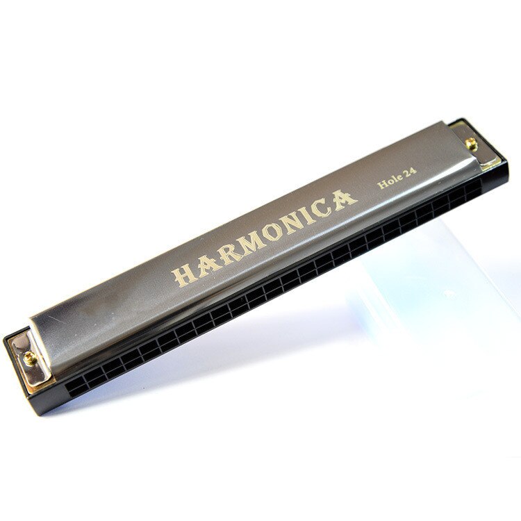 Professionele 24 Holes Harmonica C Key Metalen Har... – Vicedeal