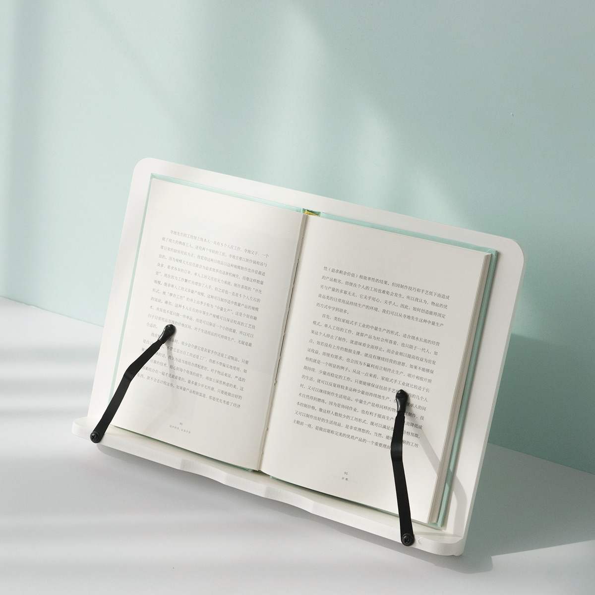 Portable Adjustable Book Holder Tray and Page Pape... – Grandado