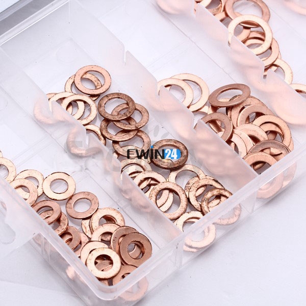 110 x copper washer/ brass washer Flat Washer lock... – Grandado
