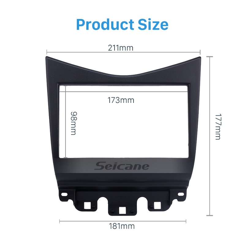Seicane Black 2Din Car Auto Stereo Panel refitting... – Vicedeal