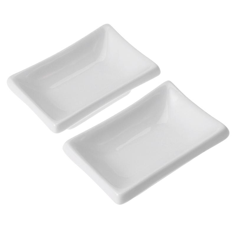 2Pcs 3.5 Inch Ceramic Appetizer Serving Tray Recta... – Vicedeal