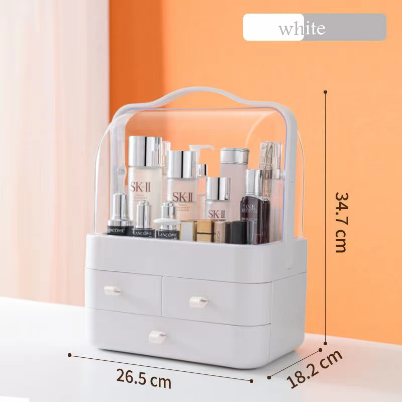 Makeup Dustproof Cosmetics Storage Box Rack Deskto... – Vicedeal