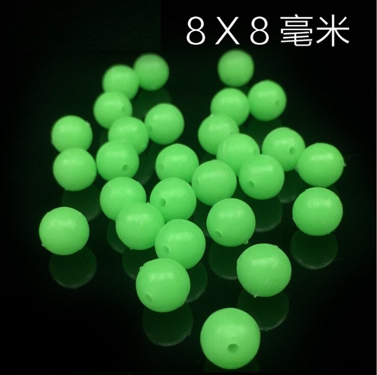 100 pcs hard glowing fishing beads floats Round st... – Grandado