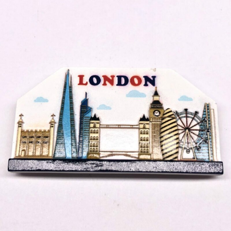 Fridge Stickers UK Tourist Attractions Bus Big Ben... – Vicedeal