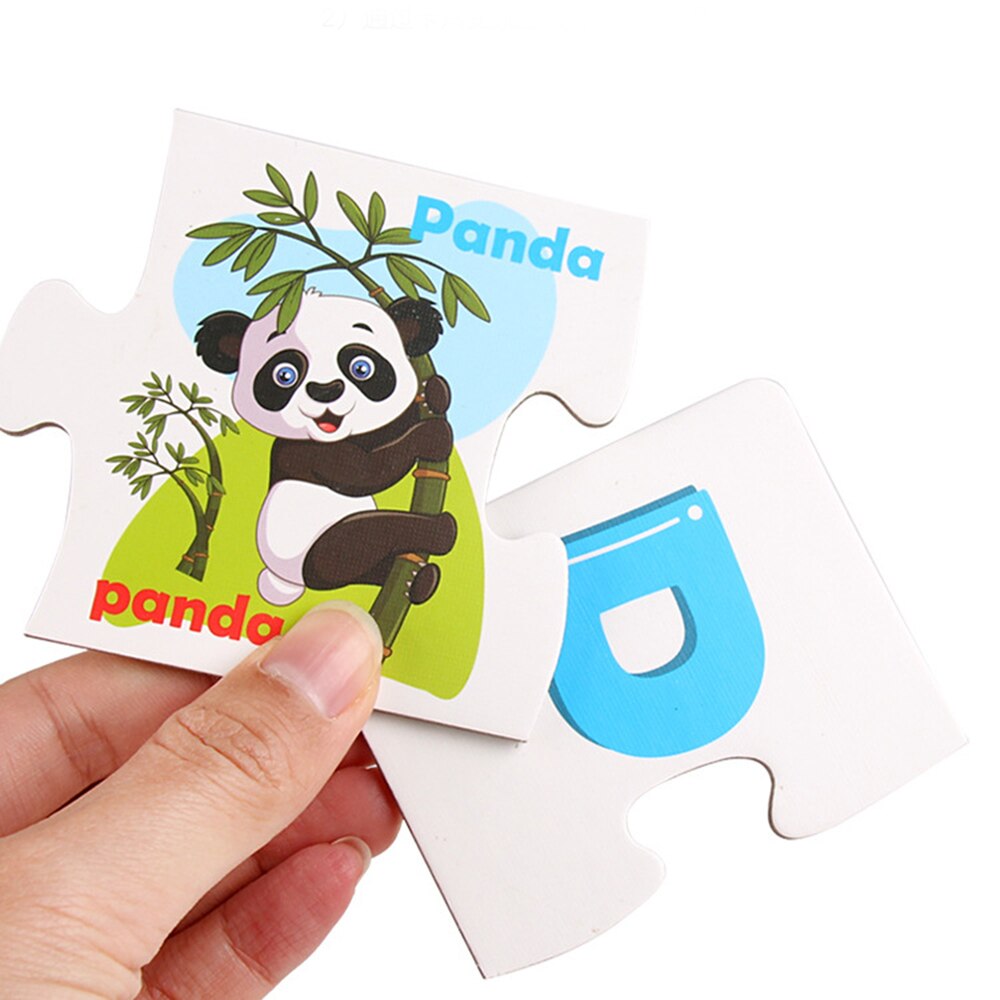 26 Uppercase ABC Cardboard Letter Matching Puzzle ... – Grandado