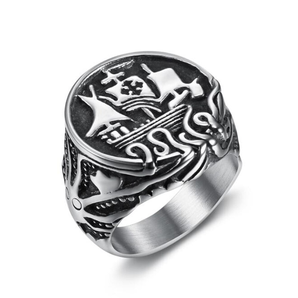 Stainless Steel Vintage Octopus Sailing Warrior Na... – Vicedeal