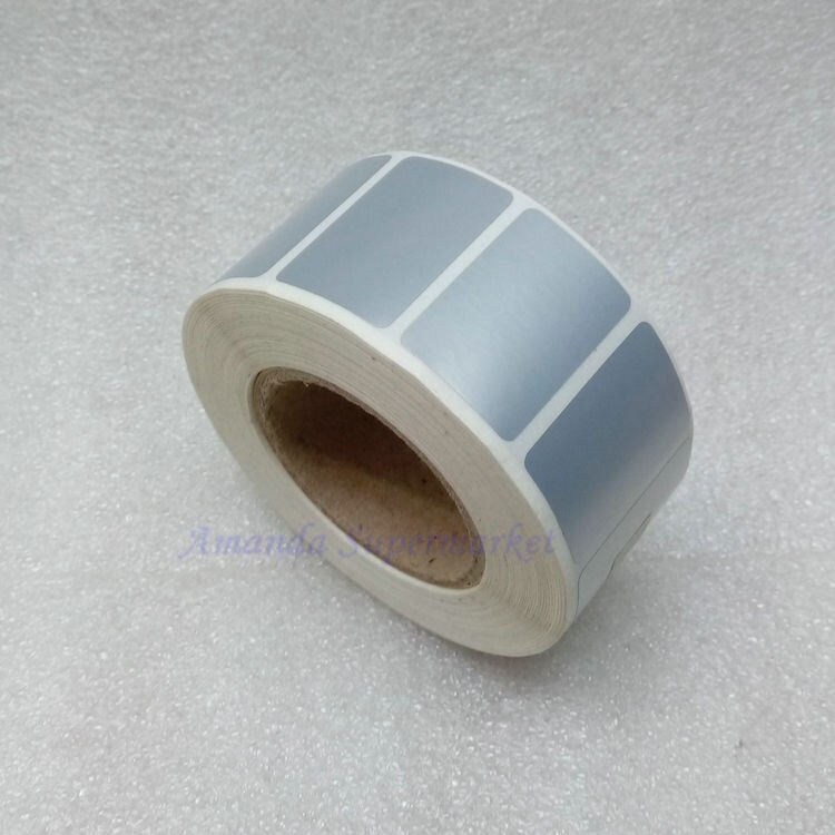 Label Sticker 30 x 20 mm 1000 Pieces/Roll Silver S... – Vicedeal