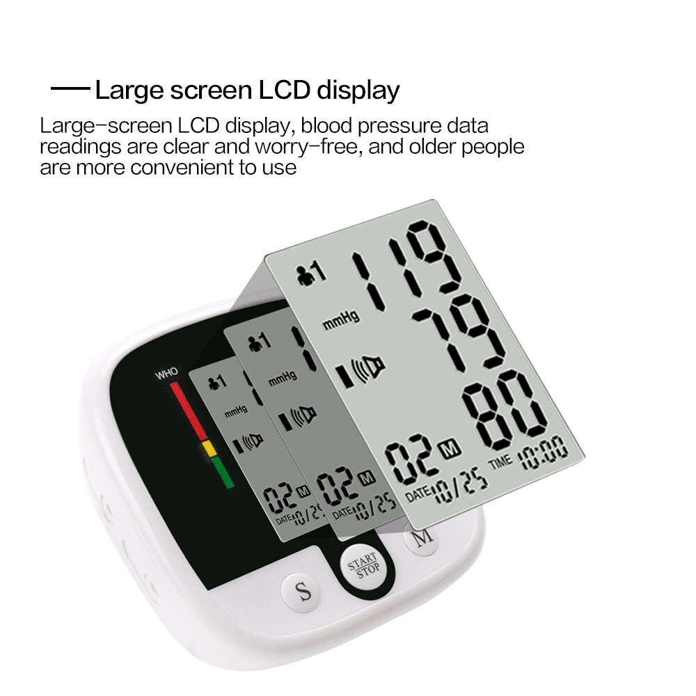 Portable Blood Pressure Monitor Digital Automatic ... – Grandado