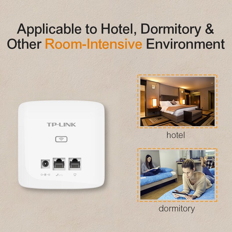 TP-LINK TL-AP300I-DC 300Mbps In Muur 86 Panel Draa... – Vicedeal