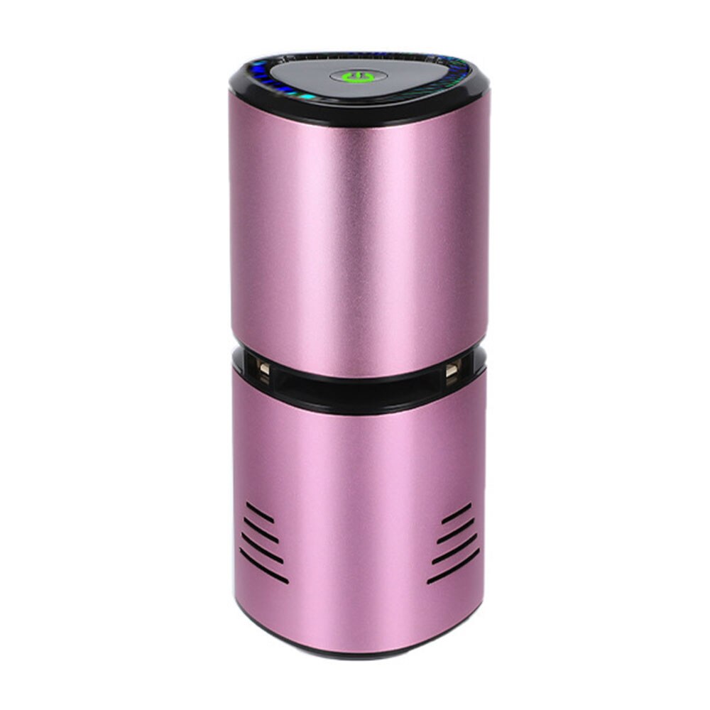 Aluminum Alloy Anion Car Air Purifier Hepa Aromath... – Grandado