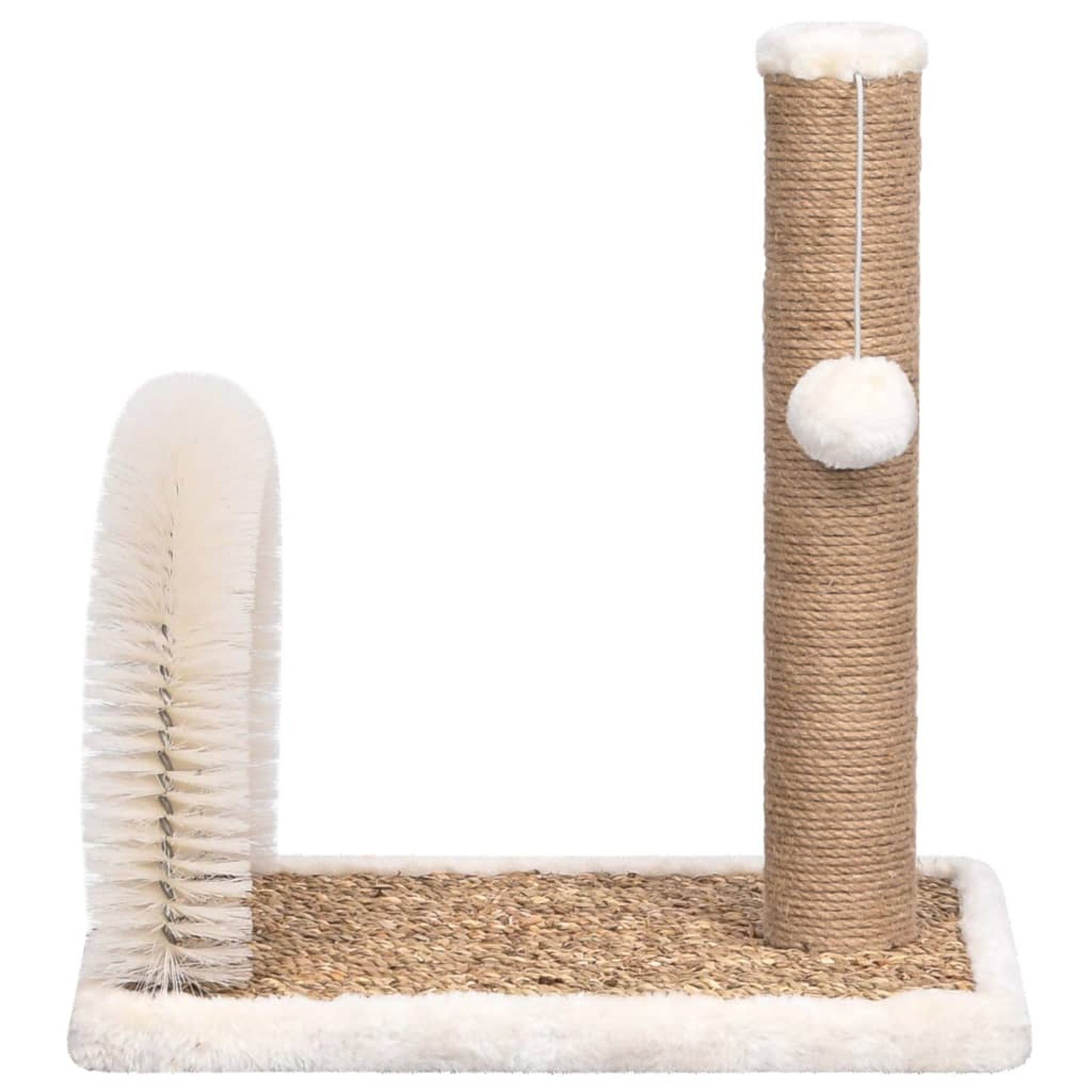 Cat Tree with Arched Grooming Brush Remove Loose S... – Grandado