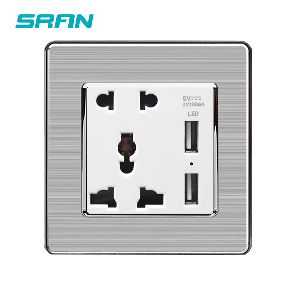 SRAN 5 pin universal power socket,socket with usb,... – Grandado