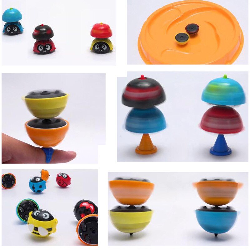 Squishy Toys Stunt Gyro Rotating Bucket Q Mini Ani... – Vicedeal