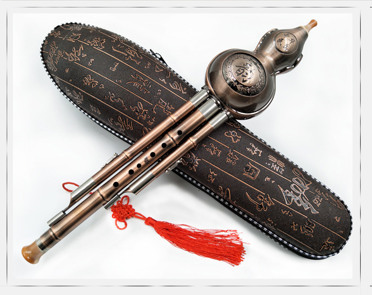 Chinese Handmade Hulusi Copper plating Cucurbit Fl... – Grandado