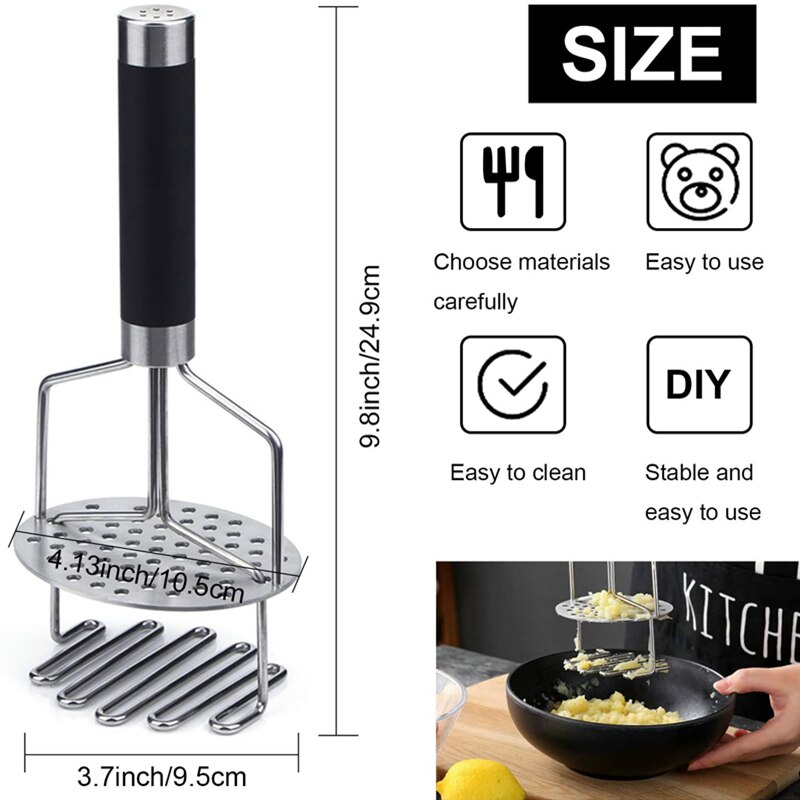 Double-layer Potato Masher Press Mashed Potatoes W... – Vicedeal