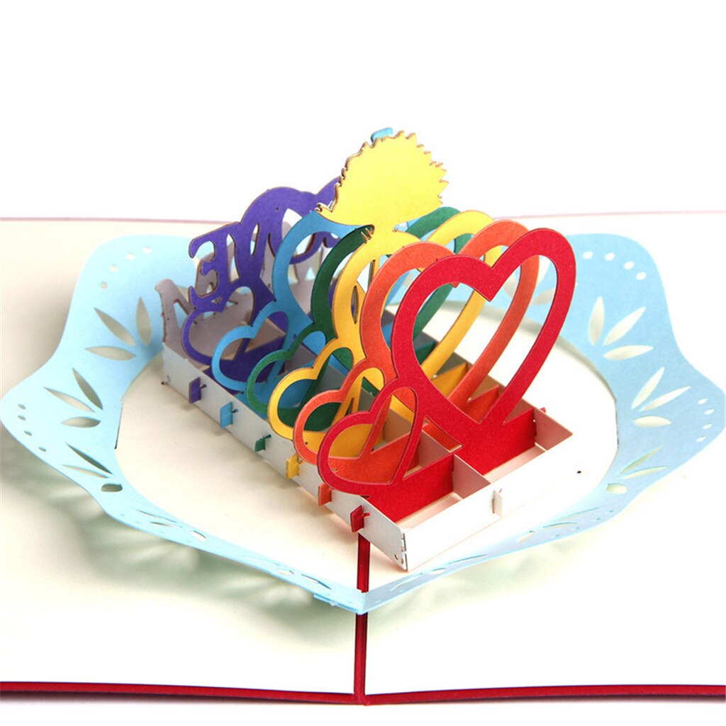 Mothers Day Romantic 3d Three-dimensional Paper Ca... – Vicedeal