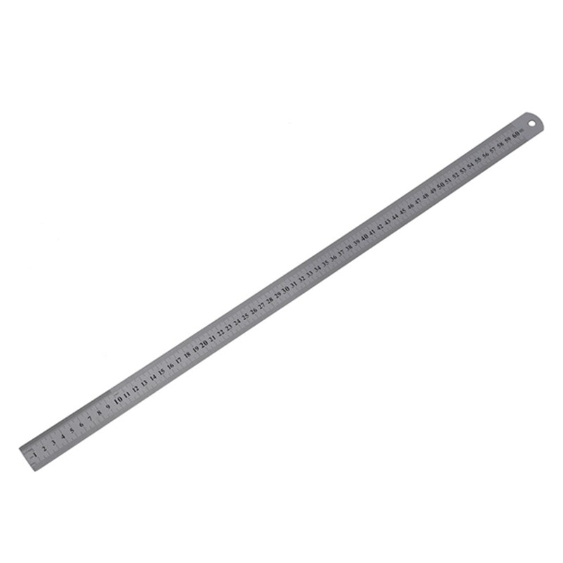 60cm Stainless Metal Measuring Straight Ruler – Grandado