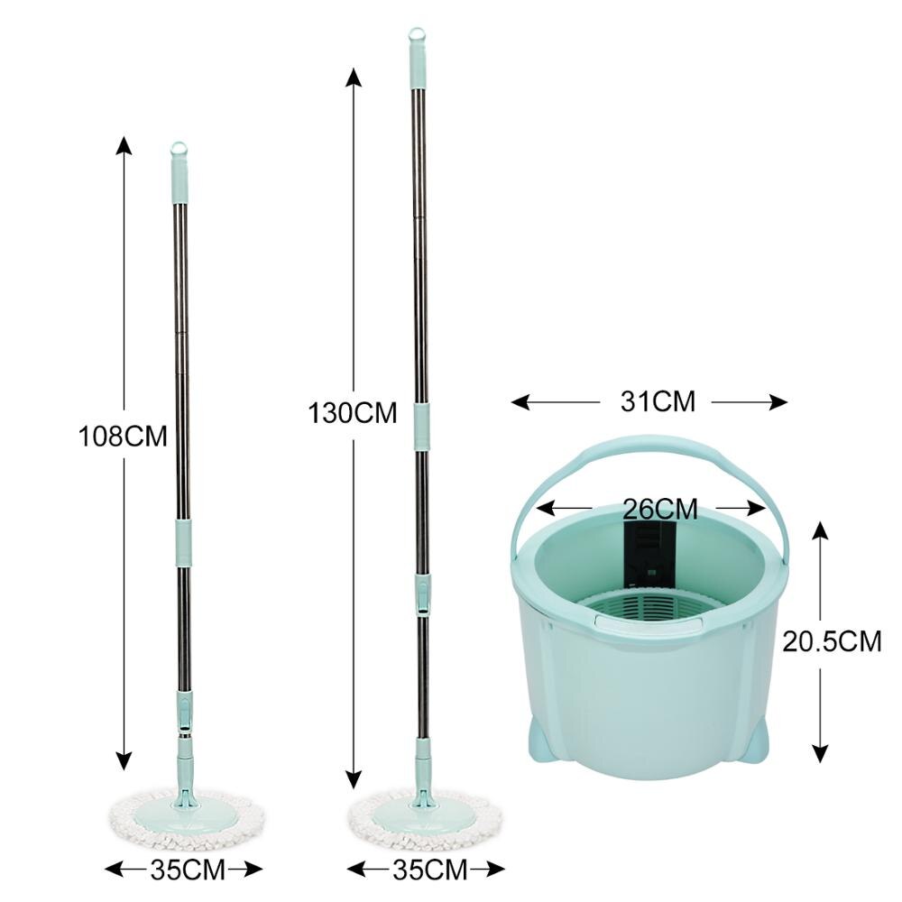 Spin Mop Emmer Microfiber Spinning Mop Met 2 Micro... – Vicedeal