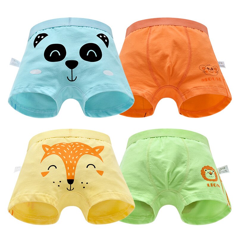 4 Stuks Kinderen Ondergoed Leuke Beer Slipje Carto... – Grandado