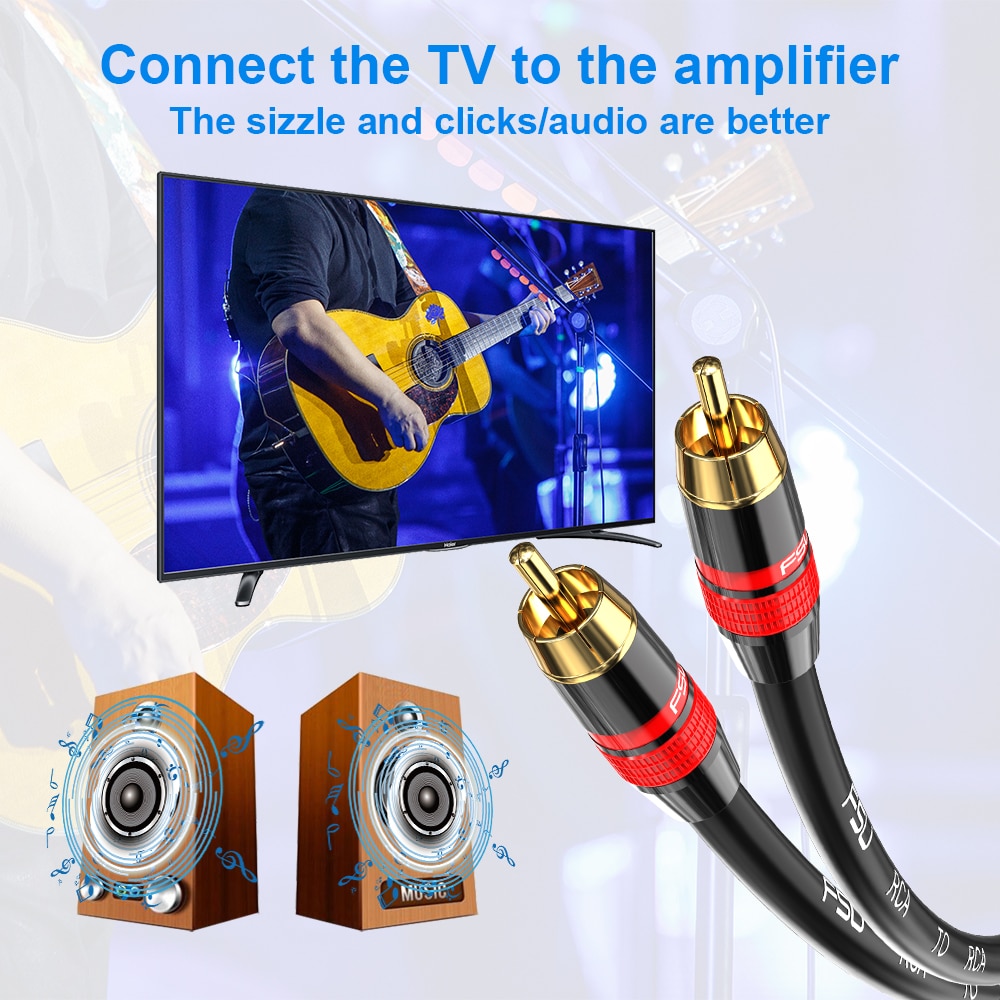 Rca Kabel Subwoofer Kabel Rca Naar Rca Kabel Digit... – Vicedeal