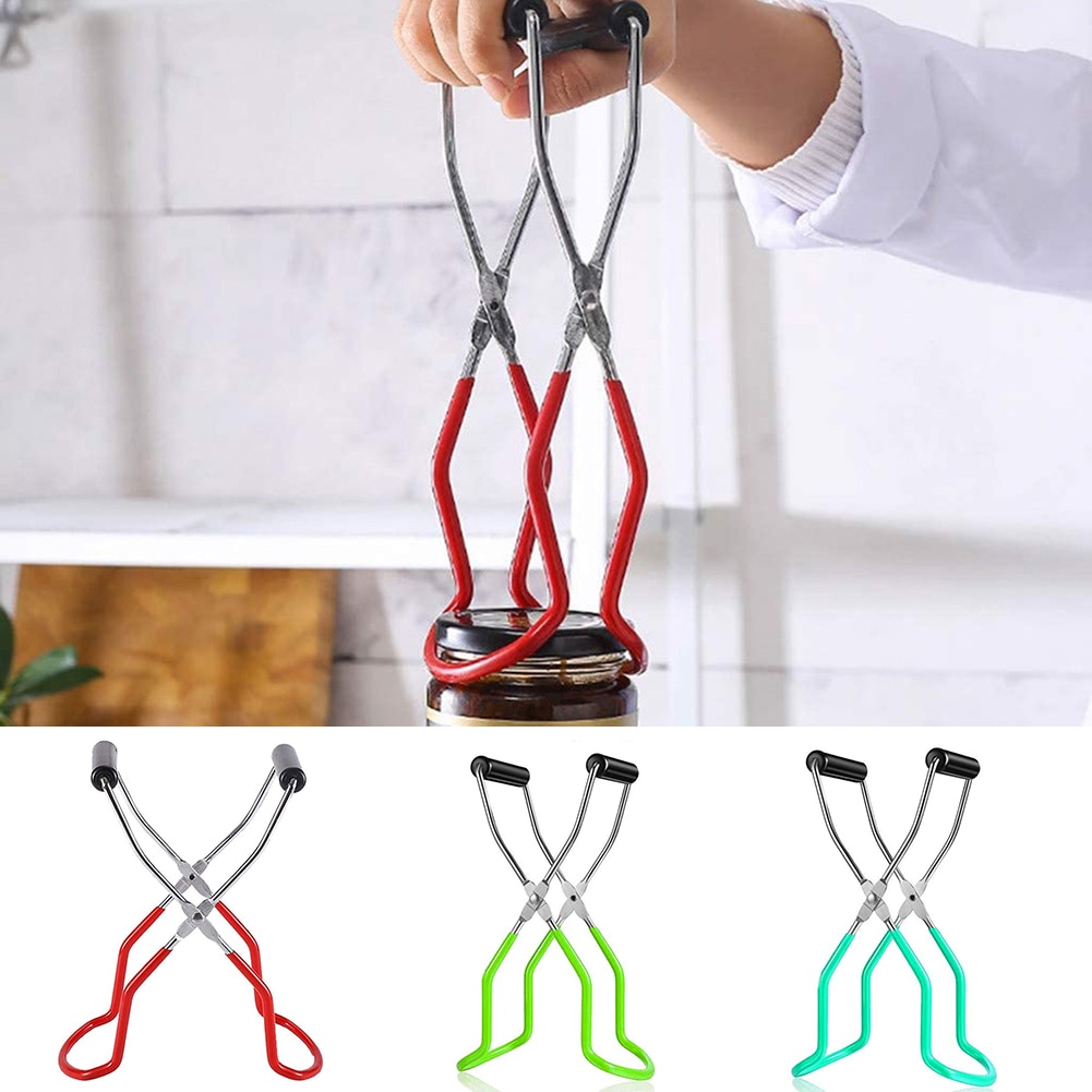 Canning Jar Lifter with Grip Handle Stainless Stee... – Vicedeal