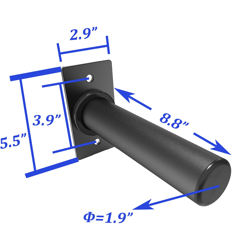 Wall Mounted Weight Plate Holder Fitness Barbell P... – Grandado