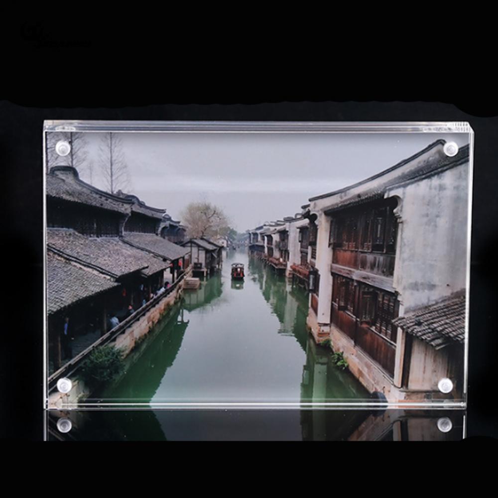 DIY Acrylic Transparent Photo Frame Rectangle Magn... – Vicedeal