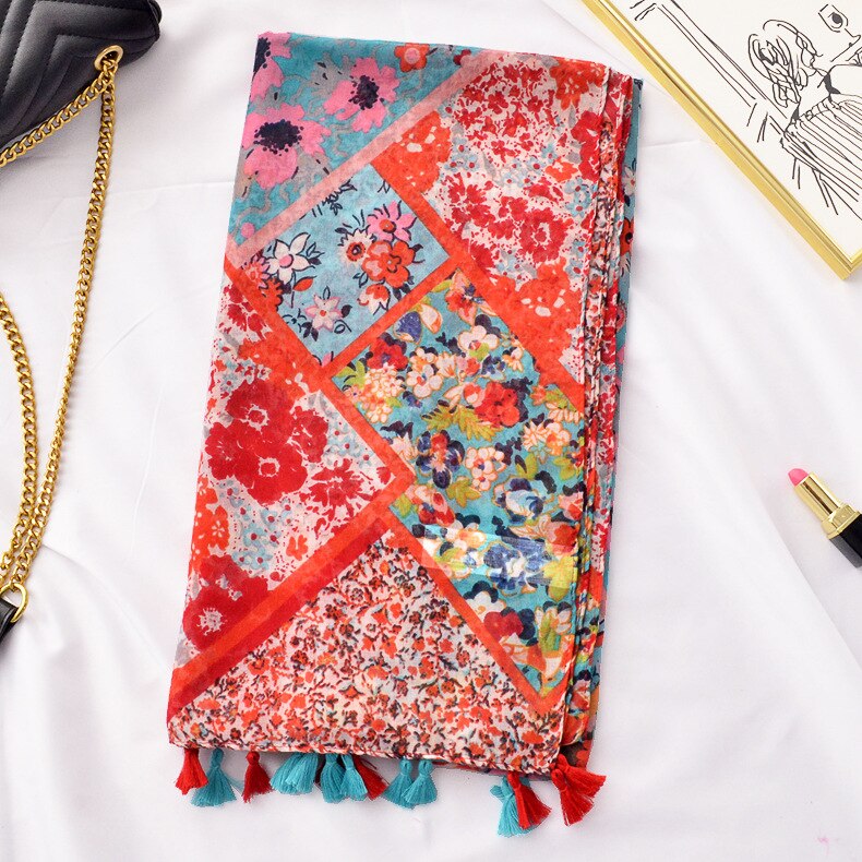 BOHO ethnic hijab scarf шарф женский women autumn ... – Vicedeal