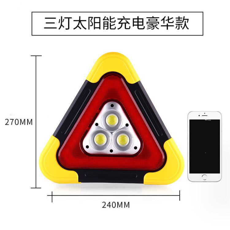 Triangle Warning Sign Triangle Car LED Work light ... – Grandado