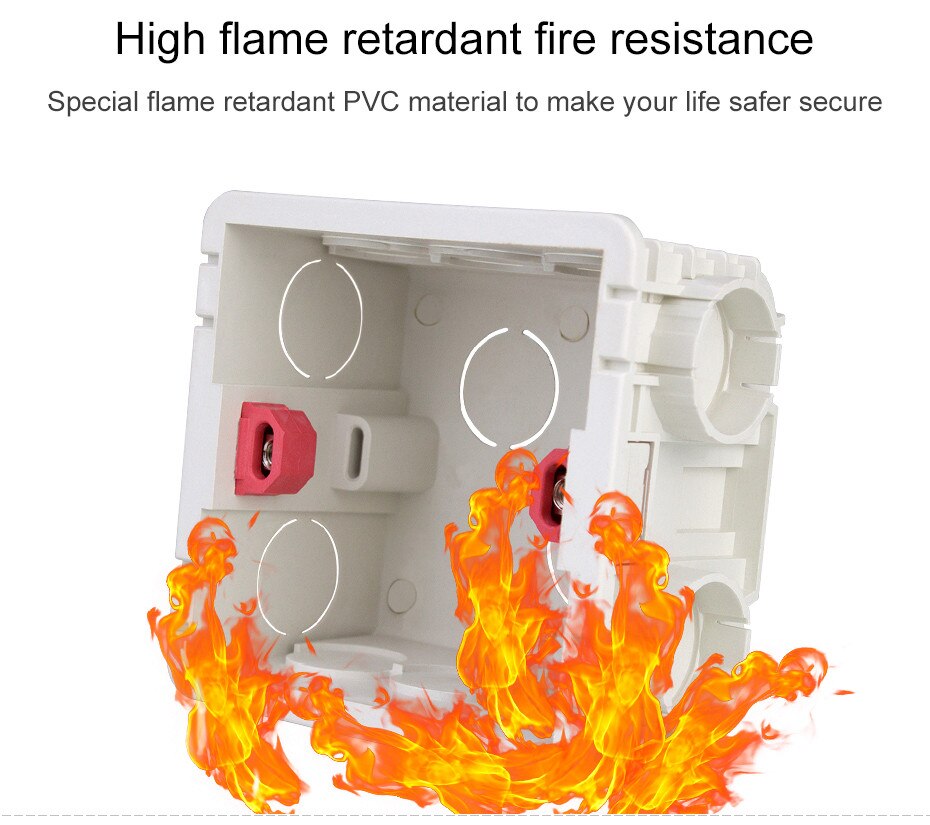 Safe &durable Wall Mounting Box Applicable to swit... – Grandado