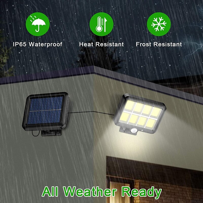 Solar Motion Sensor Light Outdoor, 320 Bright COB ... – Vicedeal