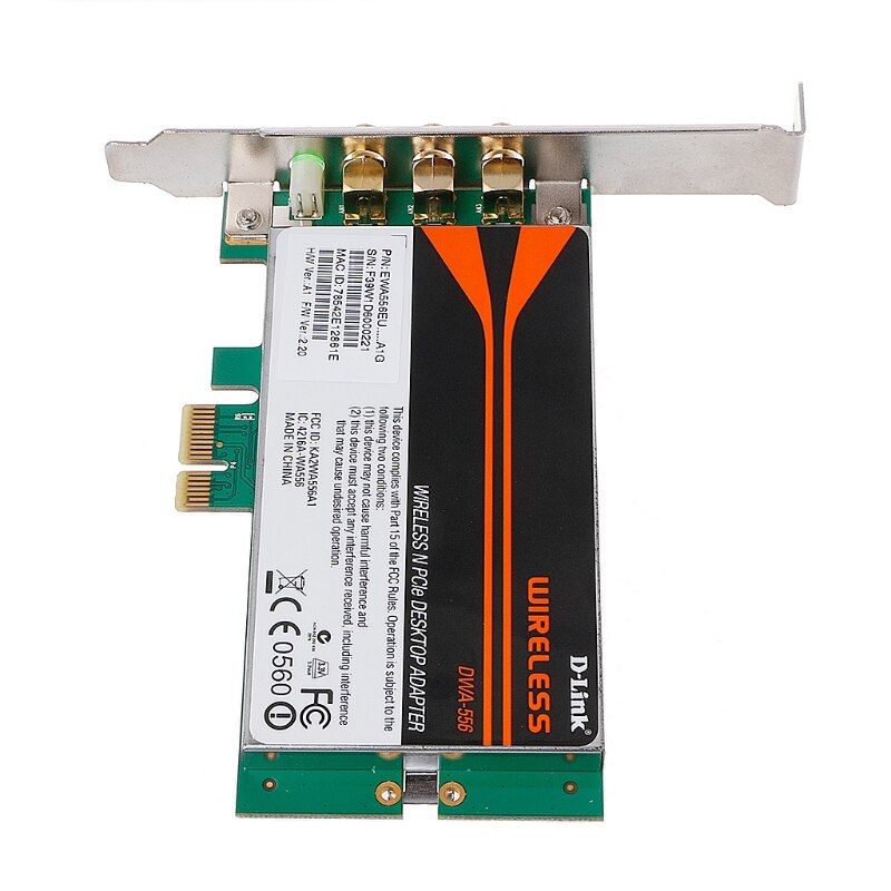 Dwa -556 trådløs xtreme n pci-e desktop adapter wi... – Grandado