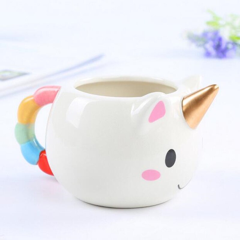 3D Unicorn Mug Ceramic Coffee Cup Children Girl Bo... – Grandado