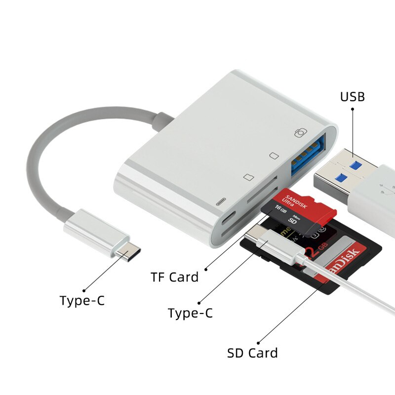UTHAI C05 Four-In-One Multi-Function Card Reader T... – Grandado