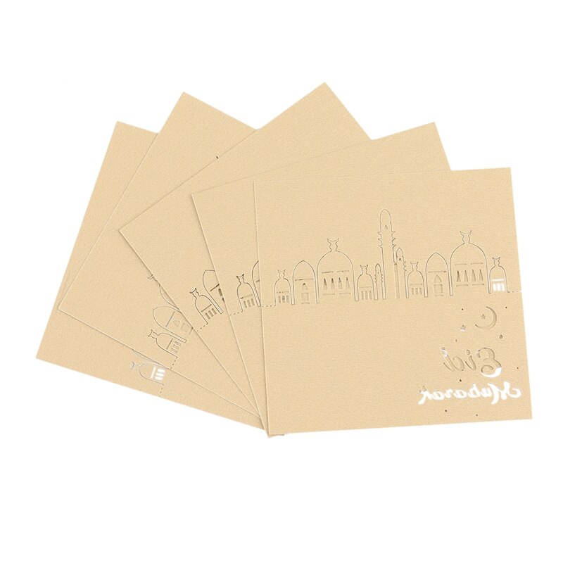 100PCS Eid Mubarak Eid Three-Dimensional Beautiful... – Grandado