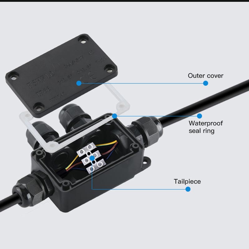 IP68 Waterdichte Junction Box Elektrische 4 Manier... – Grandado