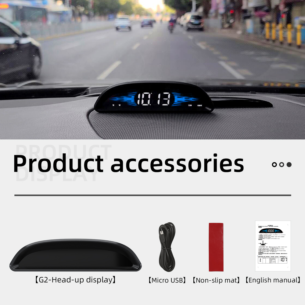 Universal GPS HUD Smart Gadgets KM/h MPH Overspeed... – Grandado